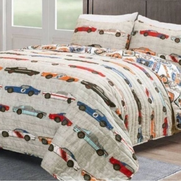 Lush Decor | Bedding | Lush Decor Race Car Quilt Set | Poshmark